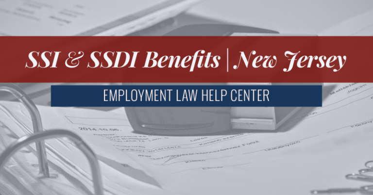 SSI/SSDI - New Jersey