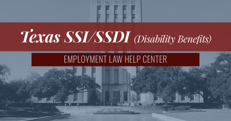 Texas SSI/SSDI Law - TX Employment Law Help Center